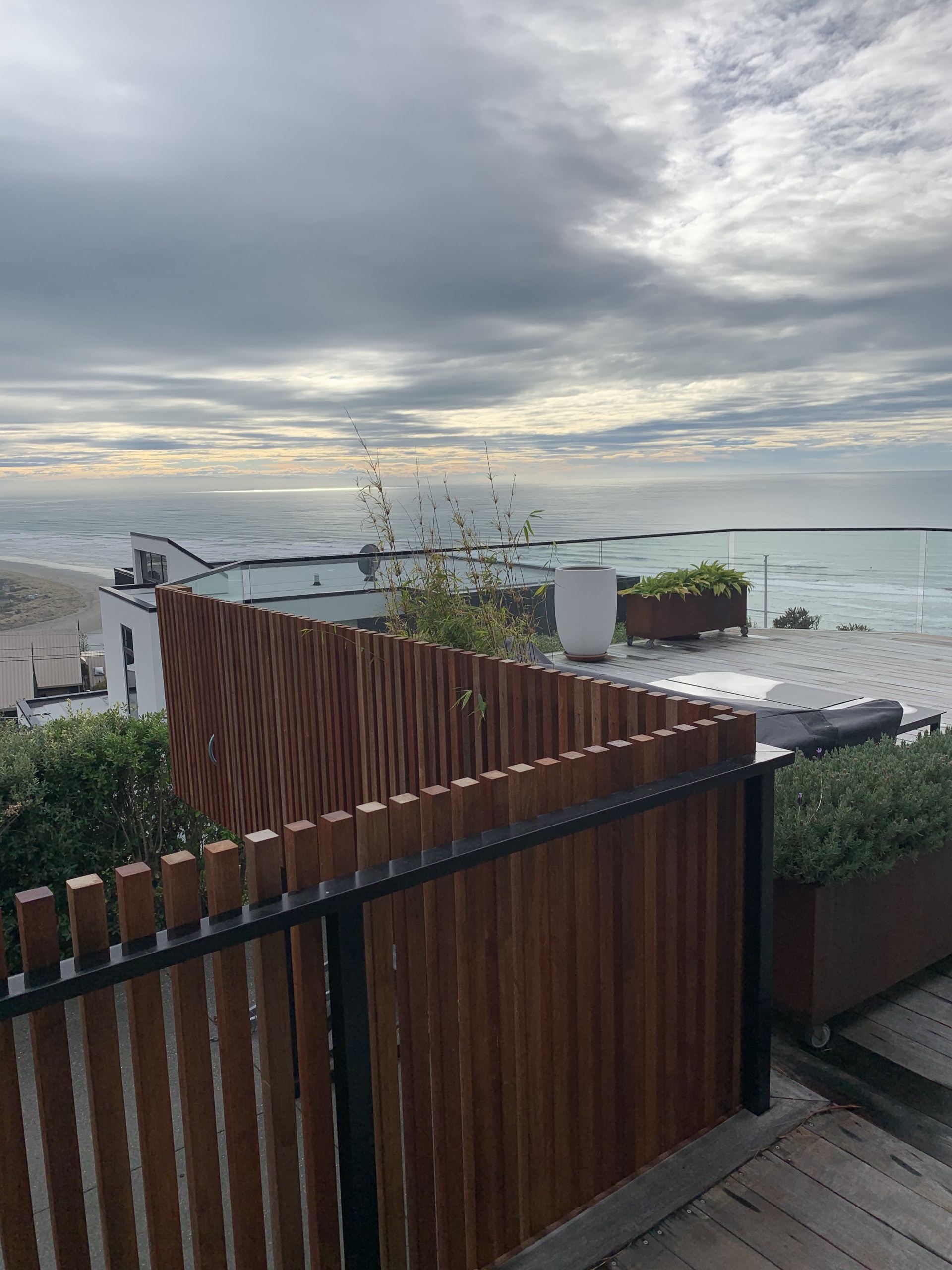 Canterbury Balustrade Custom Timber Slat Aluminium frame 2 | Canterbury ...