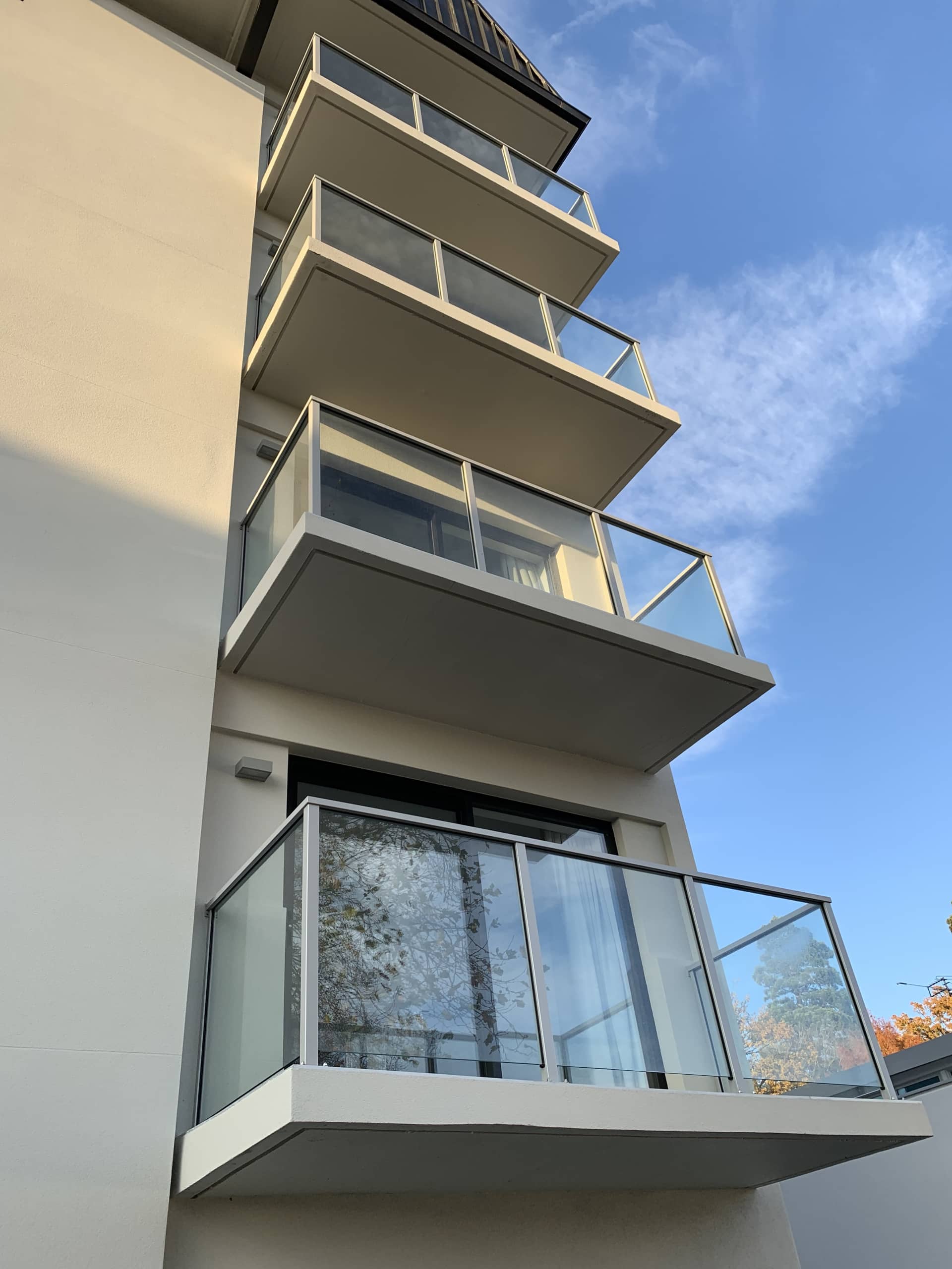 Canterbury Balustrade Framed Glass Siena Multi Residential 2 ...