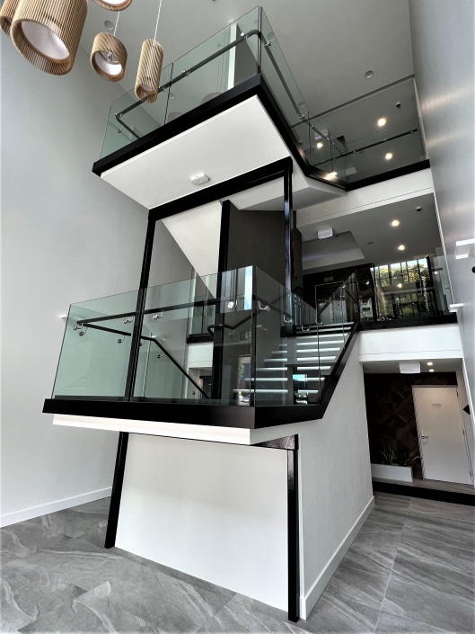 Canterbury Balustrade Frameless Glass Face Fixed Channel Powder Coated ...