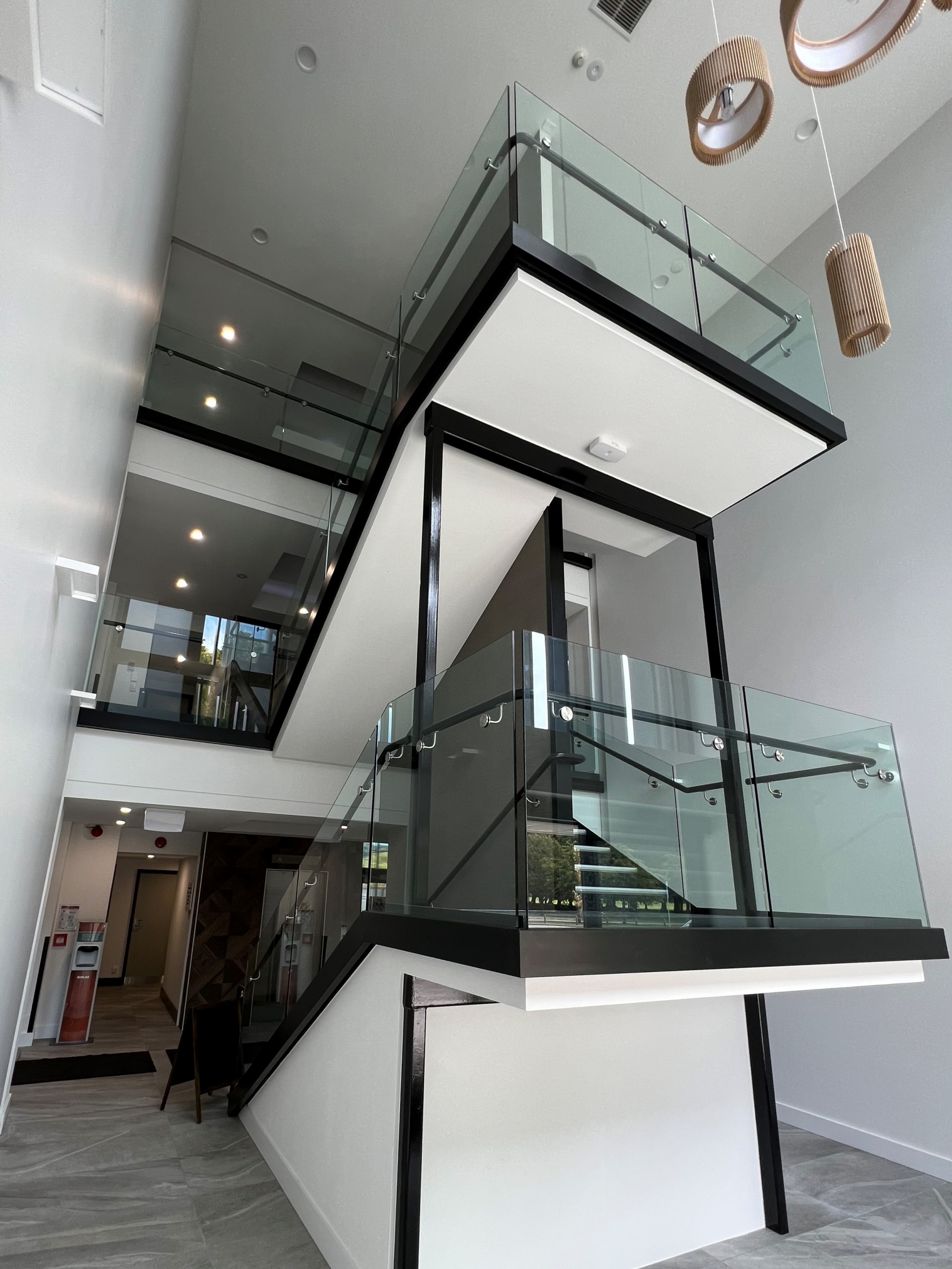 Canterbury Balustrade Frameless Glass Face Fixed Channel Powder Coated ...