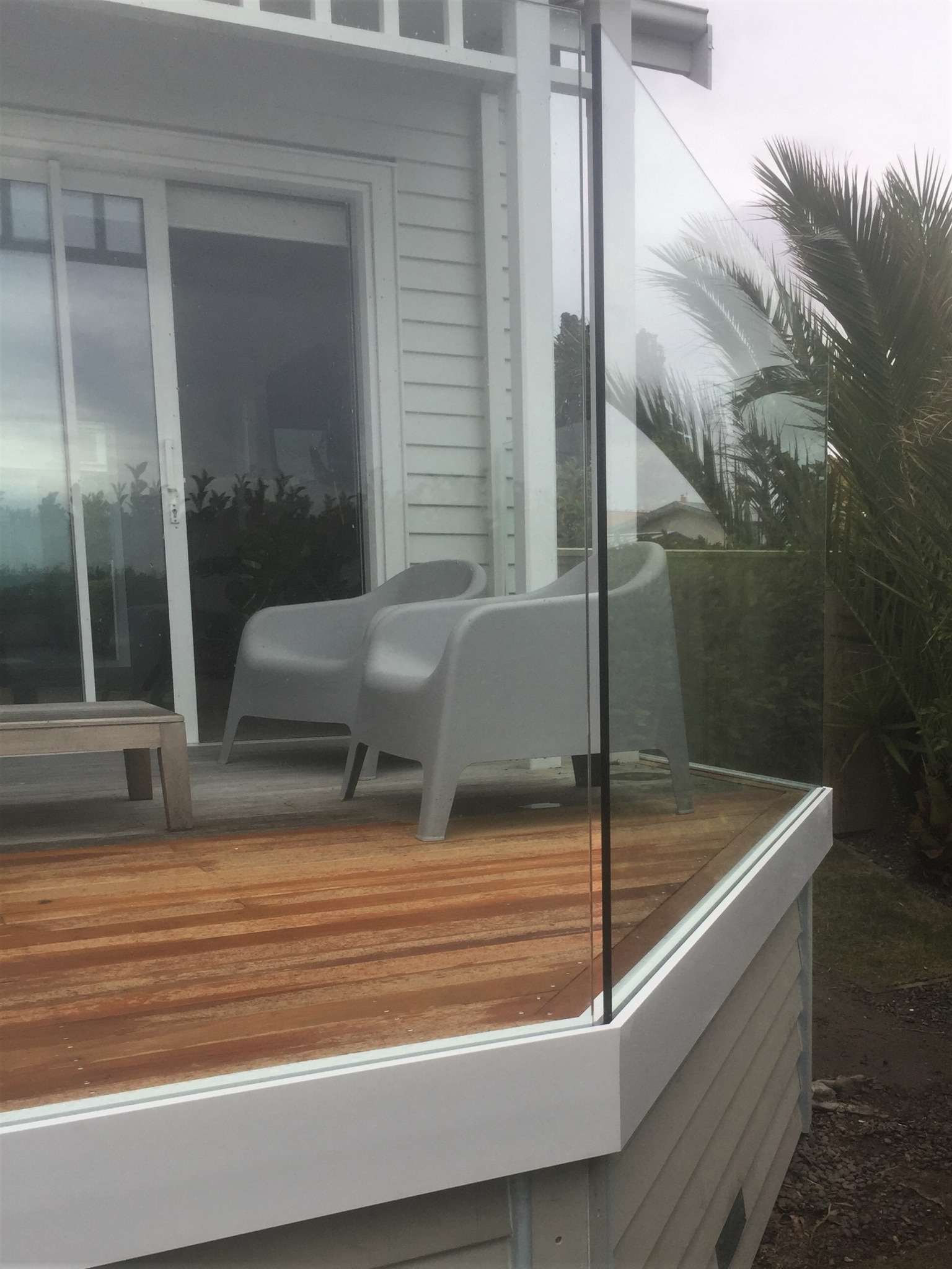 Canterbury Balustrade Frameless Glass Face Fixed Channel Windbreak 1 ...