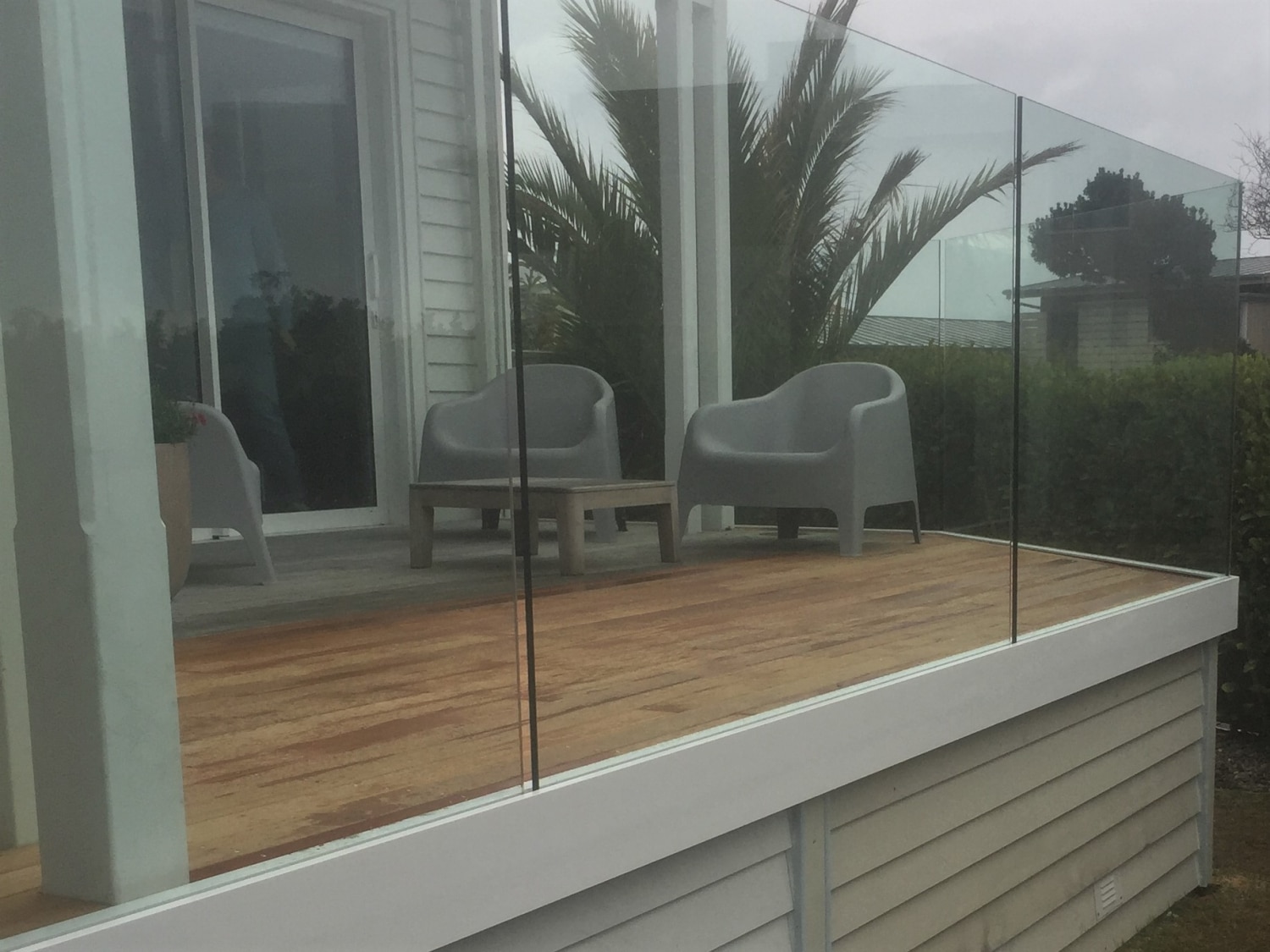 Canterbury Balustrade Frameless Glass Face Fixed Channel Windbreak 2 ...