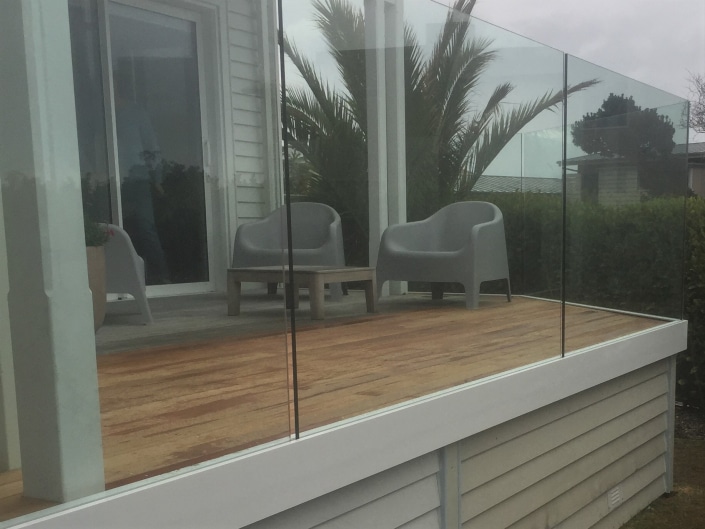 Canterbury Balustrade Frameless Glass Face Fixed Channel Windbreak 2 ...