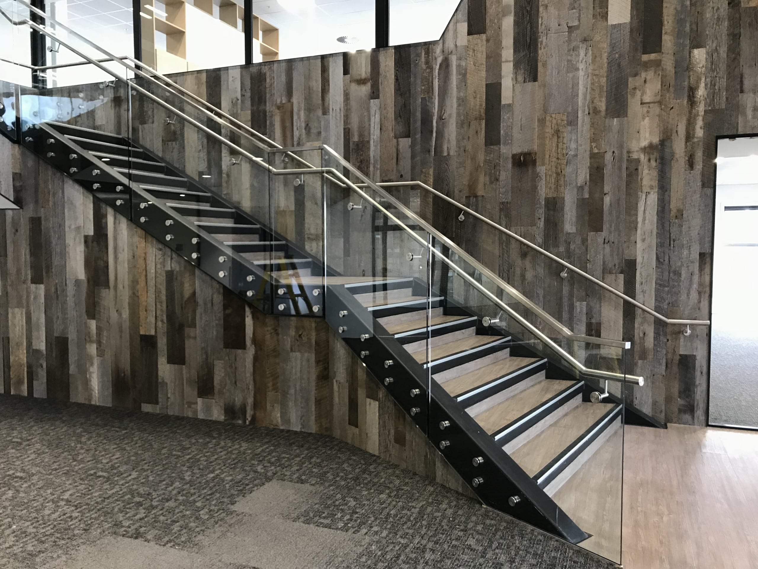 Canterbury Balustrade - Frameless Glass Handrails Main Foyer 3 ...