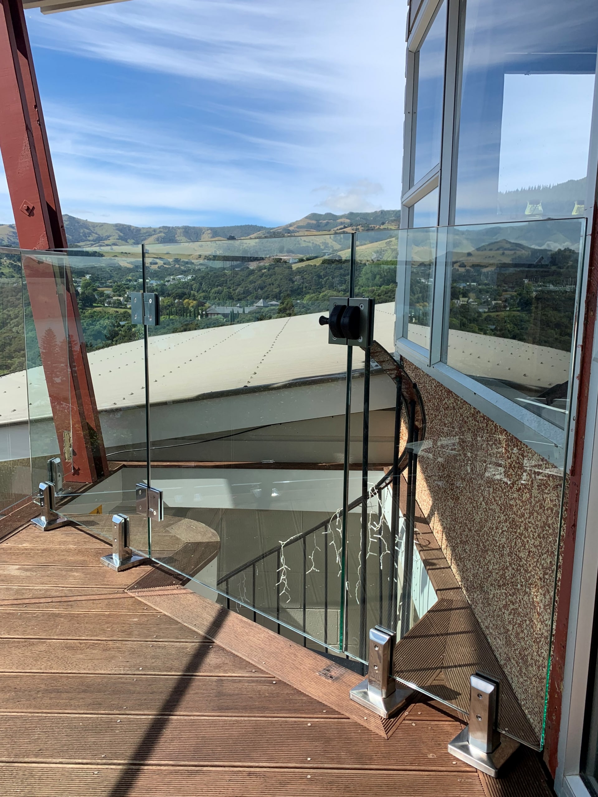 Canterbury Balustrade Frameless Glass Mini Post Stair Screen and Gate 2 ...