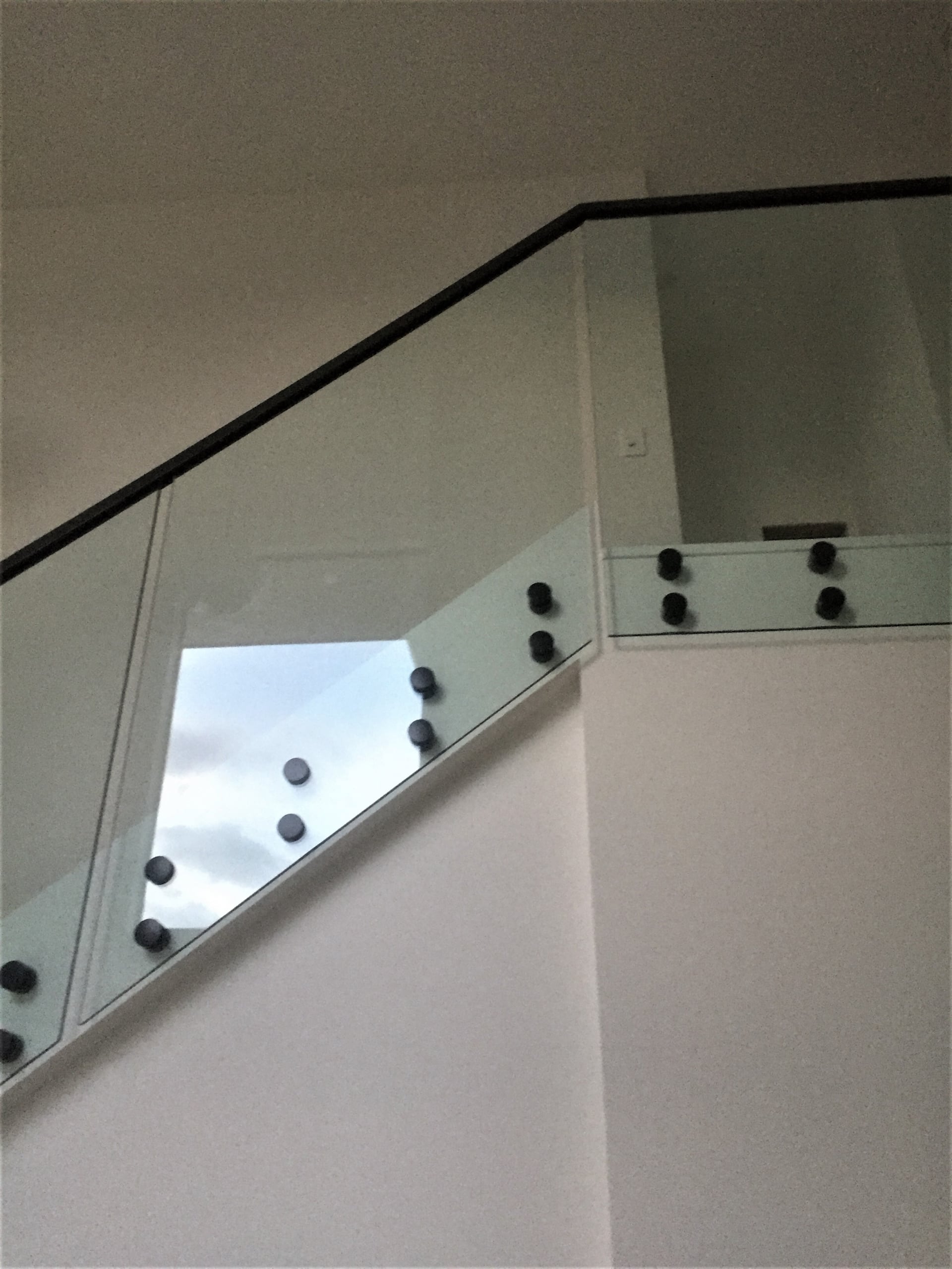 Canterbury Balustrade Frameless Glass Standoff Powder Coated Fittings ...