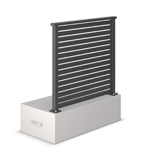 Canterbury Balustrade Safa-slat top fixed to substrate | Canterbury ...