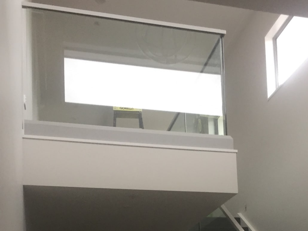 Frameless Glass Top Fixed Channel Powder Coated Rail 1 | Canterbury ...