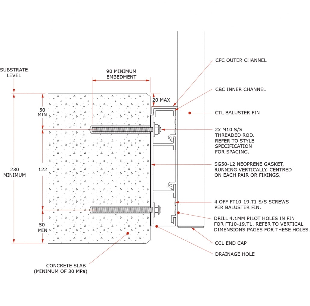 Balustrade Fixings Methods Guide | Canterbury Balustrades