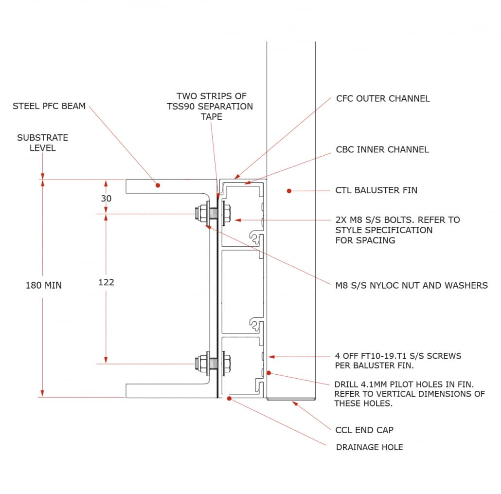 Balustrade Fixings Methods Guide | Canterbury Balustrades